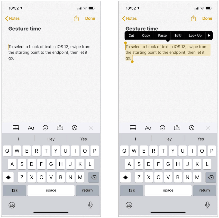 Awesome New Quick Gestures for iPhone in iOS 13
