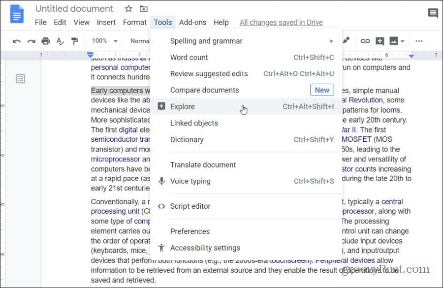 How Google Docs Explore Can Enhance Your Writing Skills
