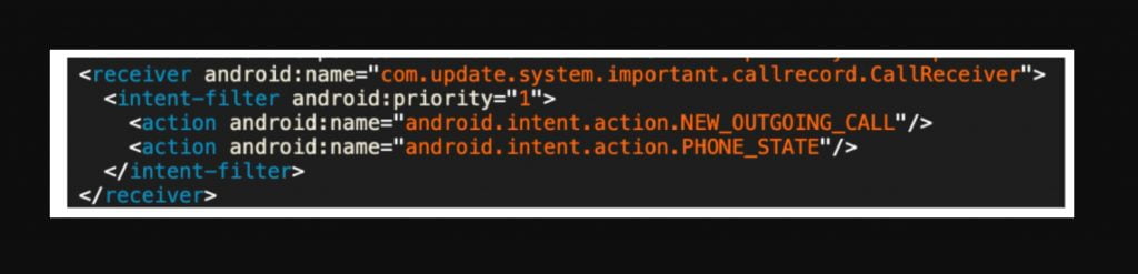 A new advanced Android malware posing as system update