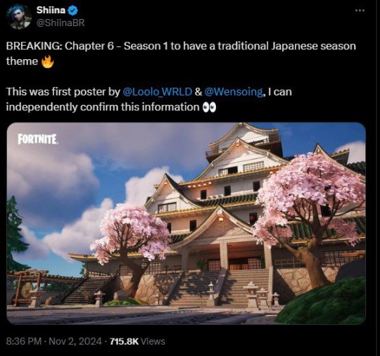 Fortnite leak reveals Chapter 6 theme but something is missing